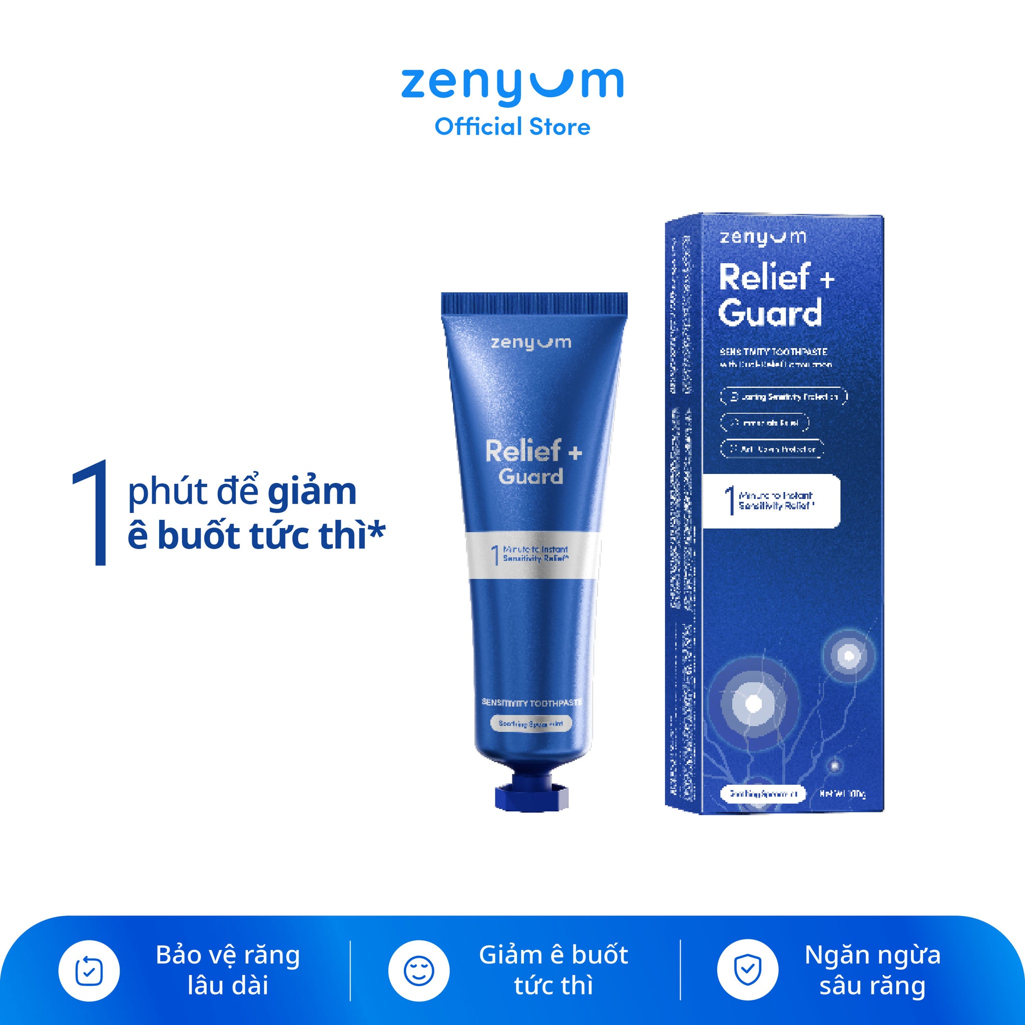 Kem Đánh Răng Cho Răng Nhạy Cảm Relief + Guard Sensitivity | Zenyum VN ...